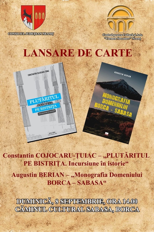 Lansare de carte la Borca: două lucrări importante pentru istoria și ...